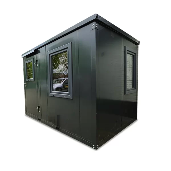Conteneur bureau noir 3 x 2 mètres – GROUPE DE SOCIETES CONTAINERS