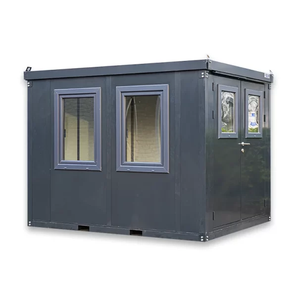 Conteneur bureau anthracite 3x2m avec double porte – GROUPE DE SOCIETES ...